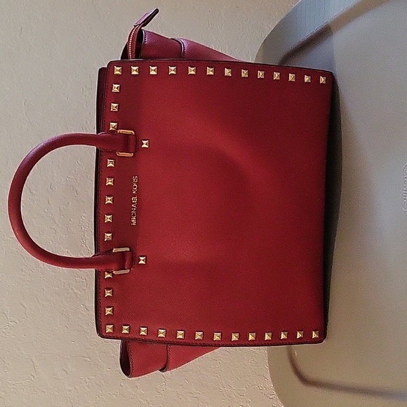 Michael Kors | Bags | Michael Kors Studded Handbag | Poshmark